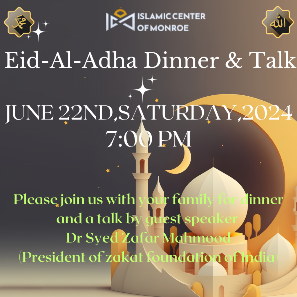 Eid Al Adha Dinner & Halaqa - ICOM